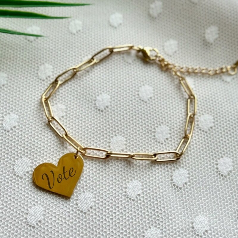 Vote Bracelet - Etsy