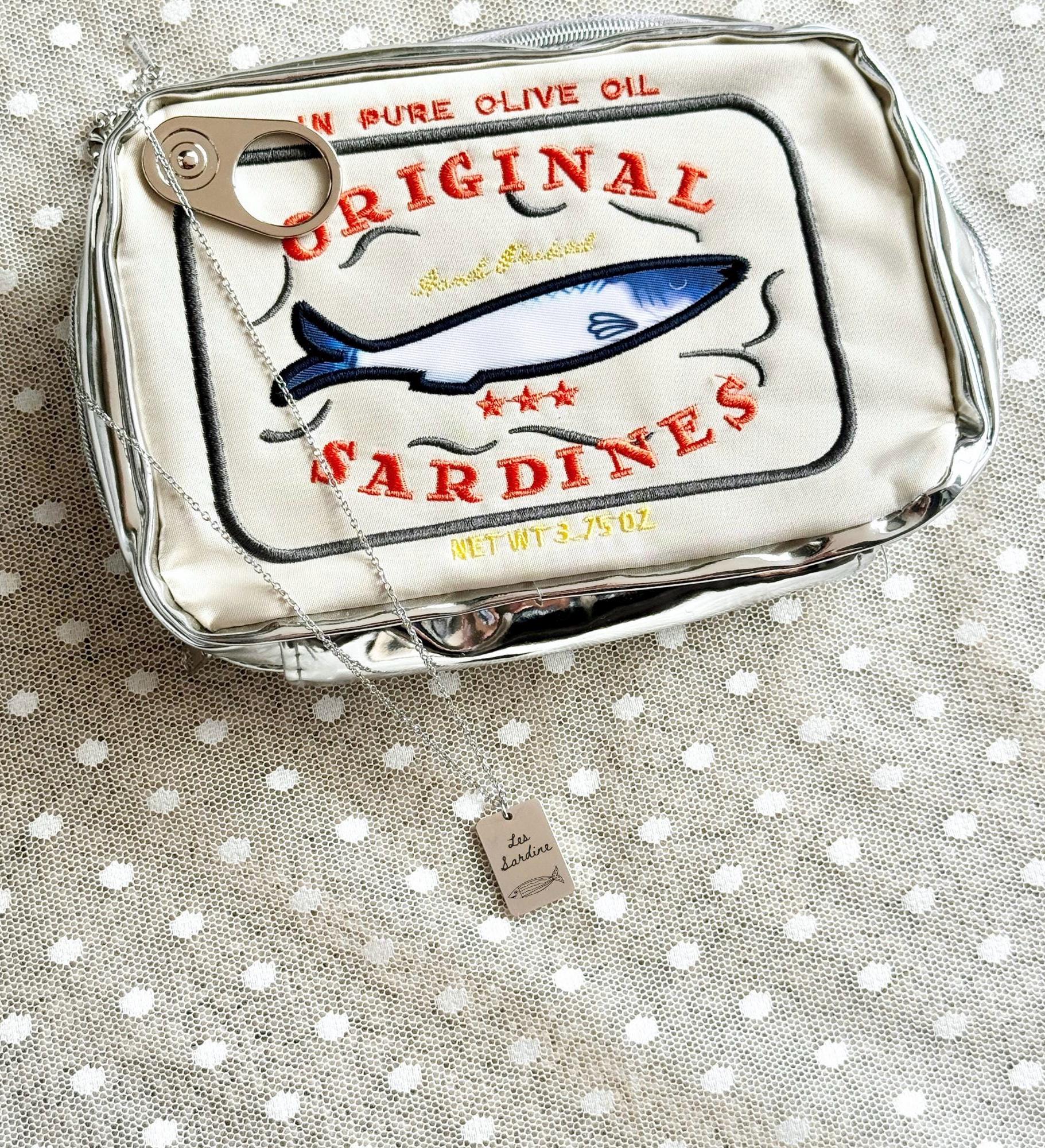 Sardine Gift, Tinned Fish Gift, Engraved Necklace, Ocean Inspired Style ...