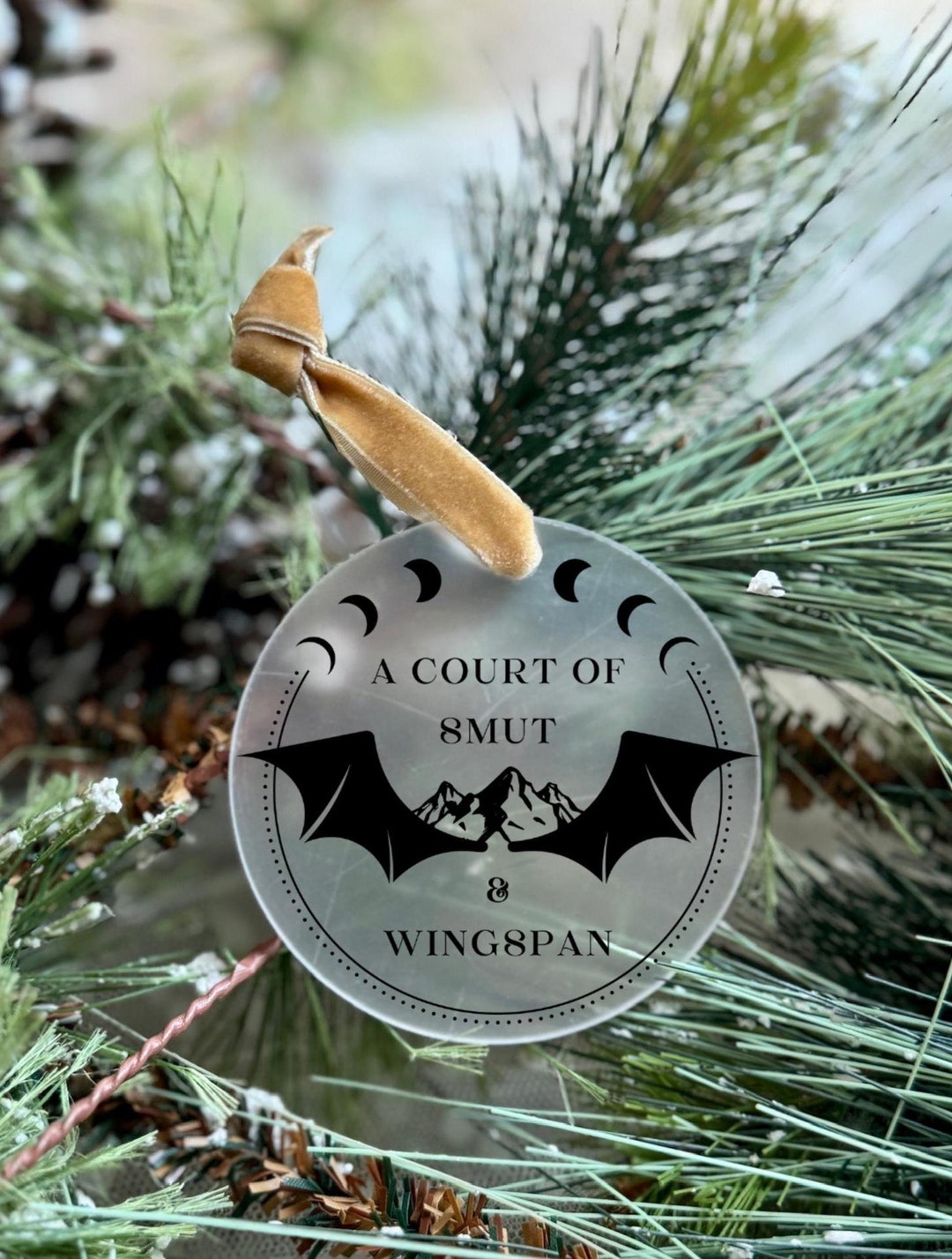 Acotar Ornaments, Rhysand Bat Boy, Bookish Ornament, Acotar Christmas ...