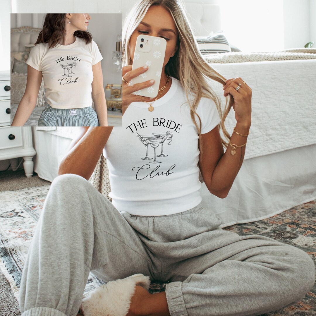 The Bach Club Baby Tee, Bride Club Baby Tee, Bachelorette Baby Tee, the ...