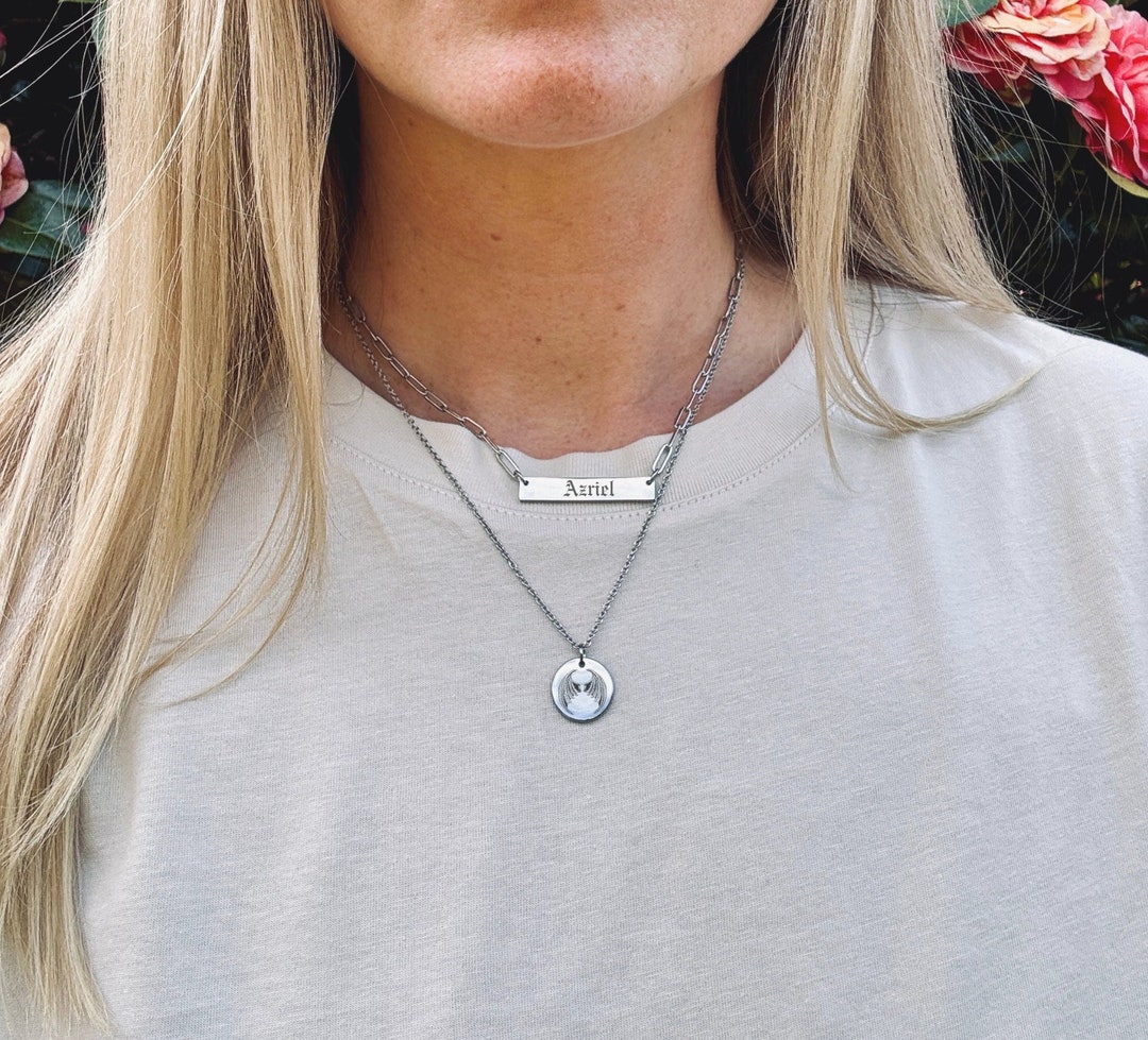 ACOTAR Necklace Azriel Cassian Rhysand ACOTAR Book Necklace Acotar ...