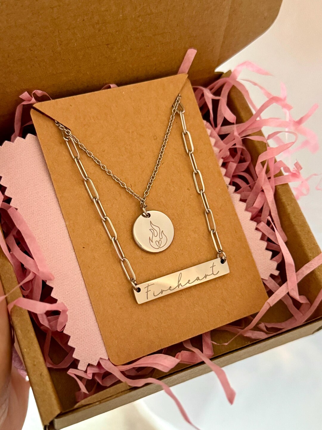 Fireheart Necklace, Throne of Glass, Fireheart Jewelry, Book Necklace ...