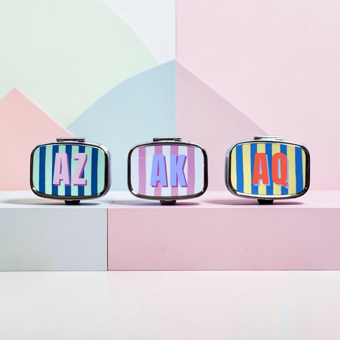 Custom Pill Box: Stripped Pill Box, Custom Hangover Kit Pill Box ...