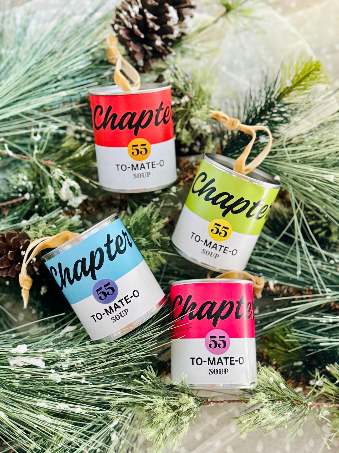 Acotar Ornaments, Soup Can Ornament, Bookish Ornament, Acotar Christmas ...