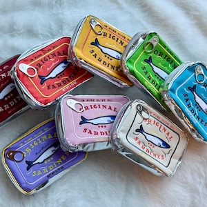 Sardine Gift, Tinned Fish Gift, Engraved Necklace, Ocean Inspired Style ...