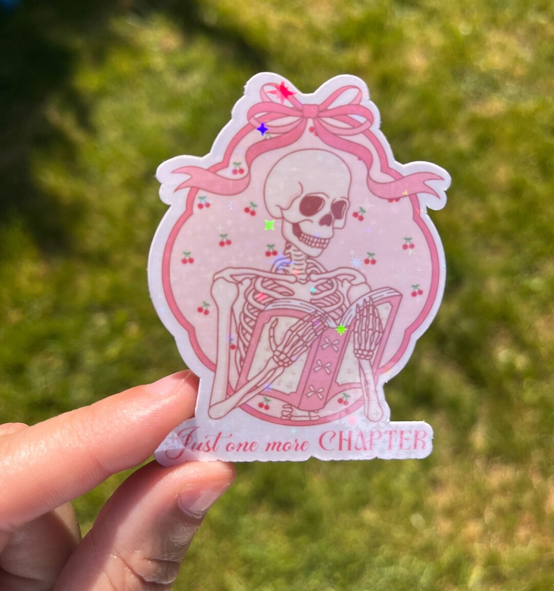Just One More Chapter, Just One More Chapter Sticker, Romantasy Reader ...