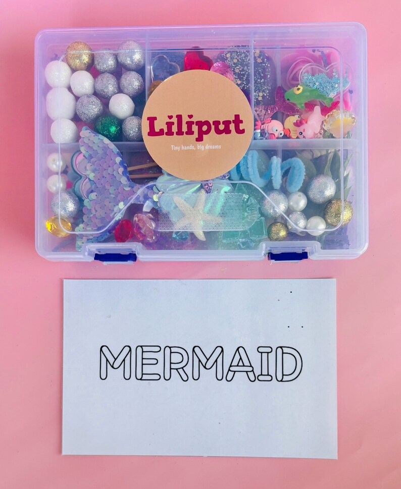 Mermaid Magic Play Dough Box , Play Dough Mat, Mermaid Kit, Sensory Kit ...