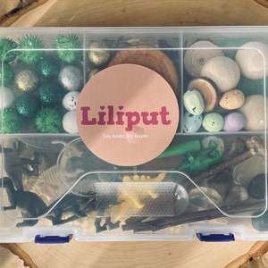 Dinosaurs Magic Play-dou Box, Sensory Bin Sensory Kit, Busy Box ...