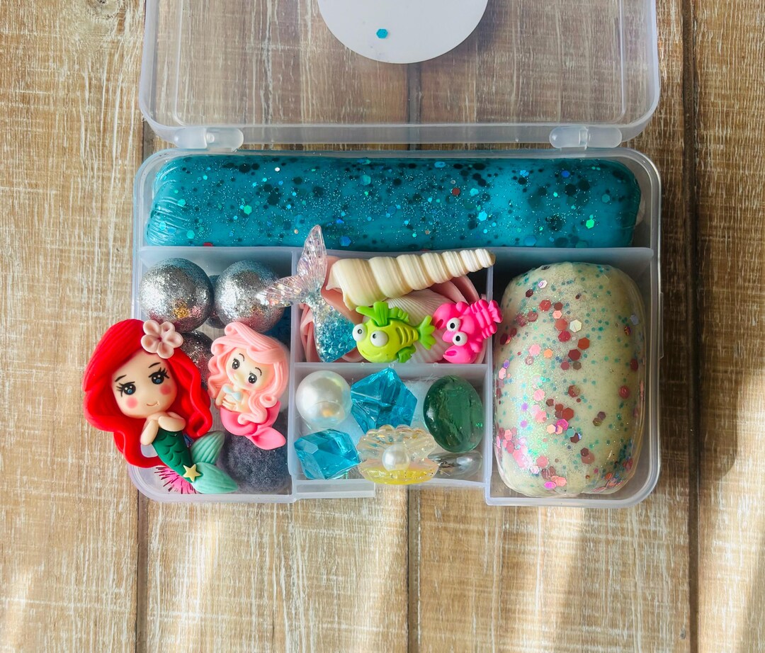 Mermaid Fan Size Play Dough Kitmermaid Play Dough Kit, Play Dough Kit ...