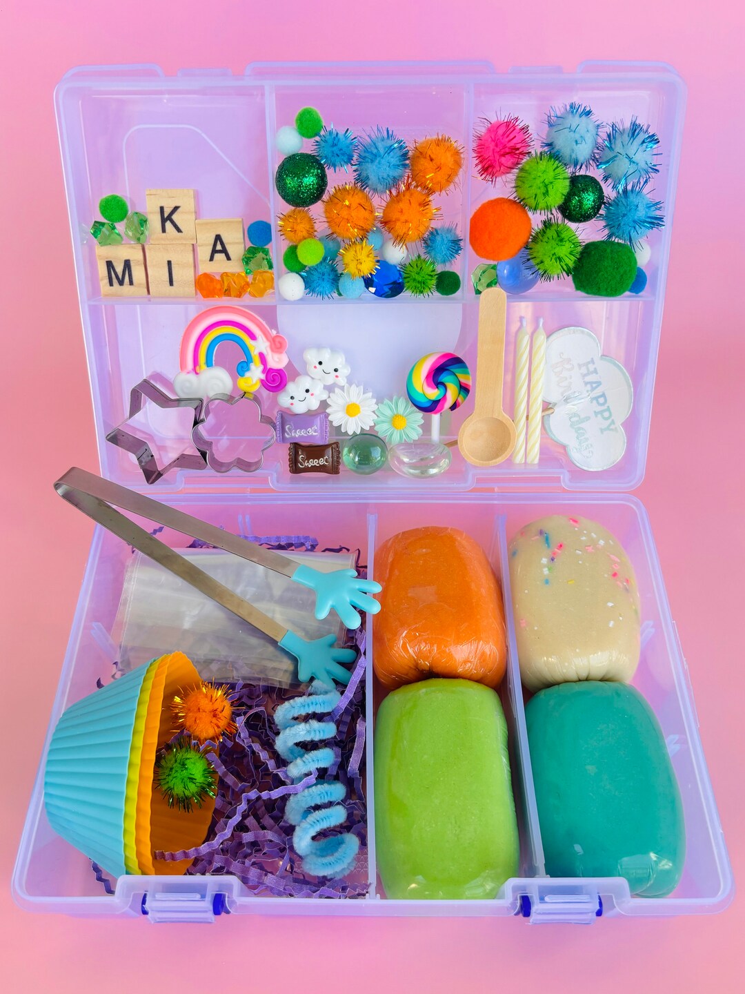 Cupcakes Magic Play Dough Box,kids, Cupcake Play-doh Kit, Gift for Boys ...