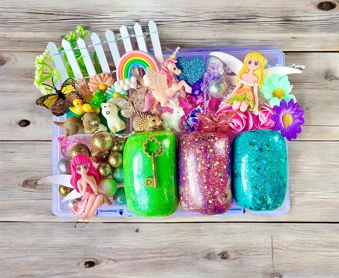 Fairytale Unicorn Magic Play-doh Box, Play-doh Kit, Busy Box, Fairy ...