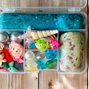 Mermaid Fan Size Play Dough Kitmermaid Play Dough Kit, Play Dough Kit ...