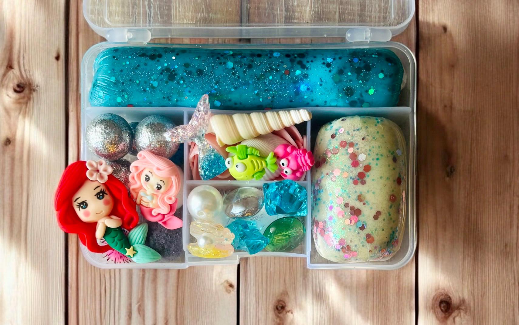 Mermaid Fan Size Play Dough Kitmermaid Play Dough Kit, Play Dough Kit ...