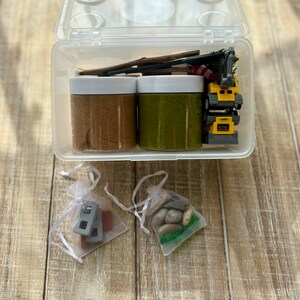 Construction Play-doh Kit, Excavator Sensory Busy Box (ages 3+) Perfect ...