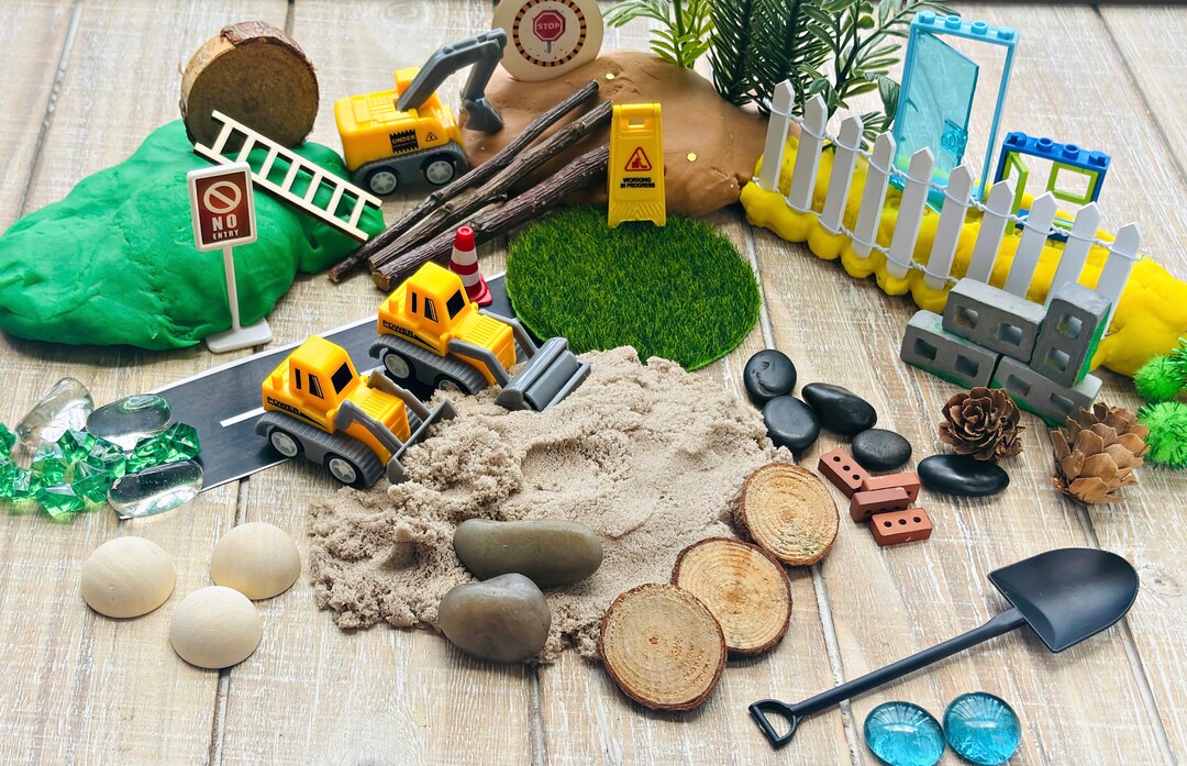 Construction Play Dough Kit , Play Dough Kit ,construction , Boys ...