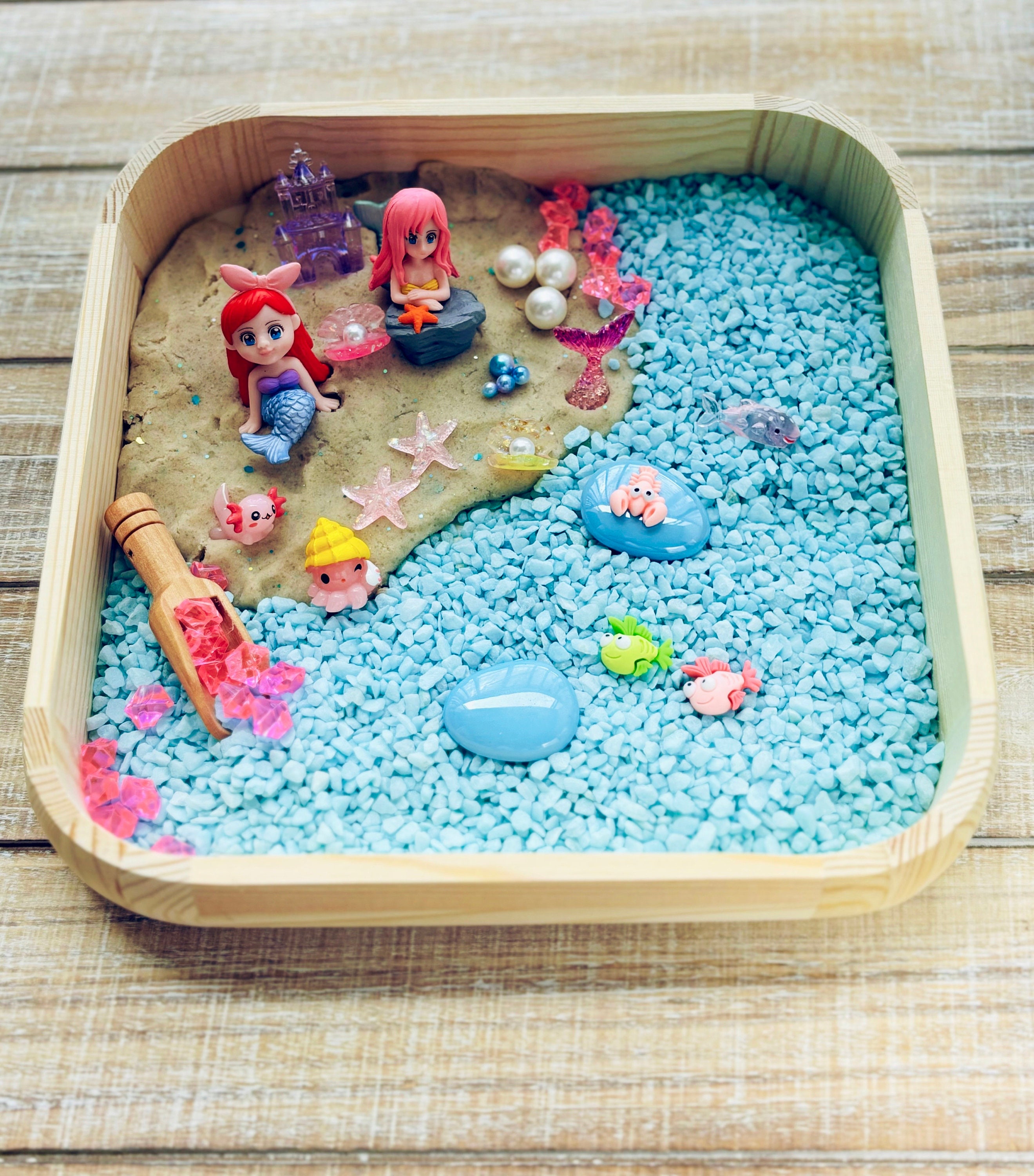 Mermaid Kit, Play Dough Kit, Playdoh Kit, Toddler Present,sensory Kit ...
