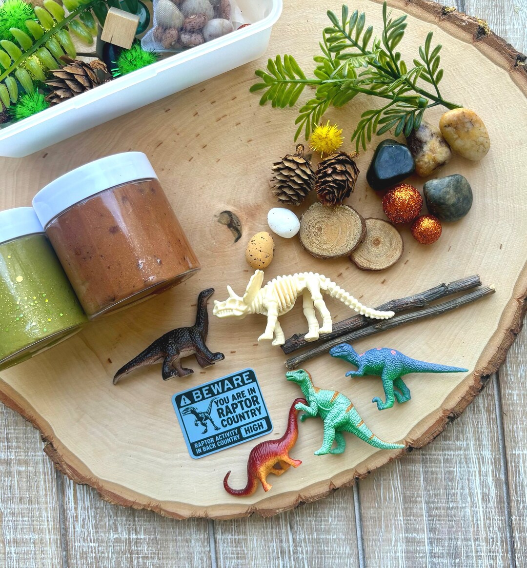 Dinosaurs Play Doh Kit, Play Dough Kit, Personalized Gift,dino ...