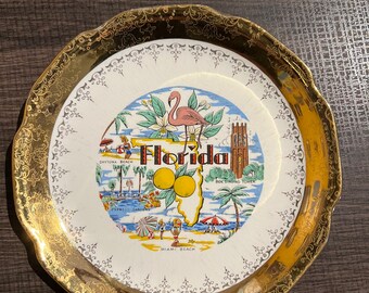 Florida Souvenir Plate - Etsy