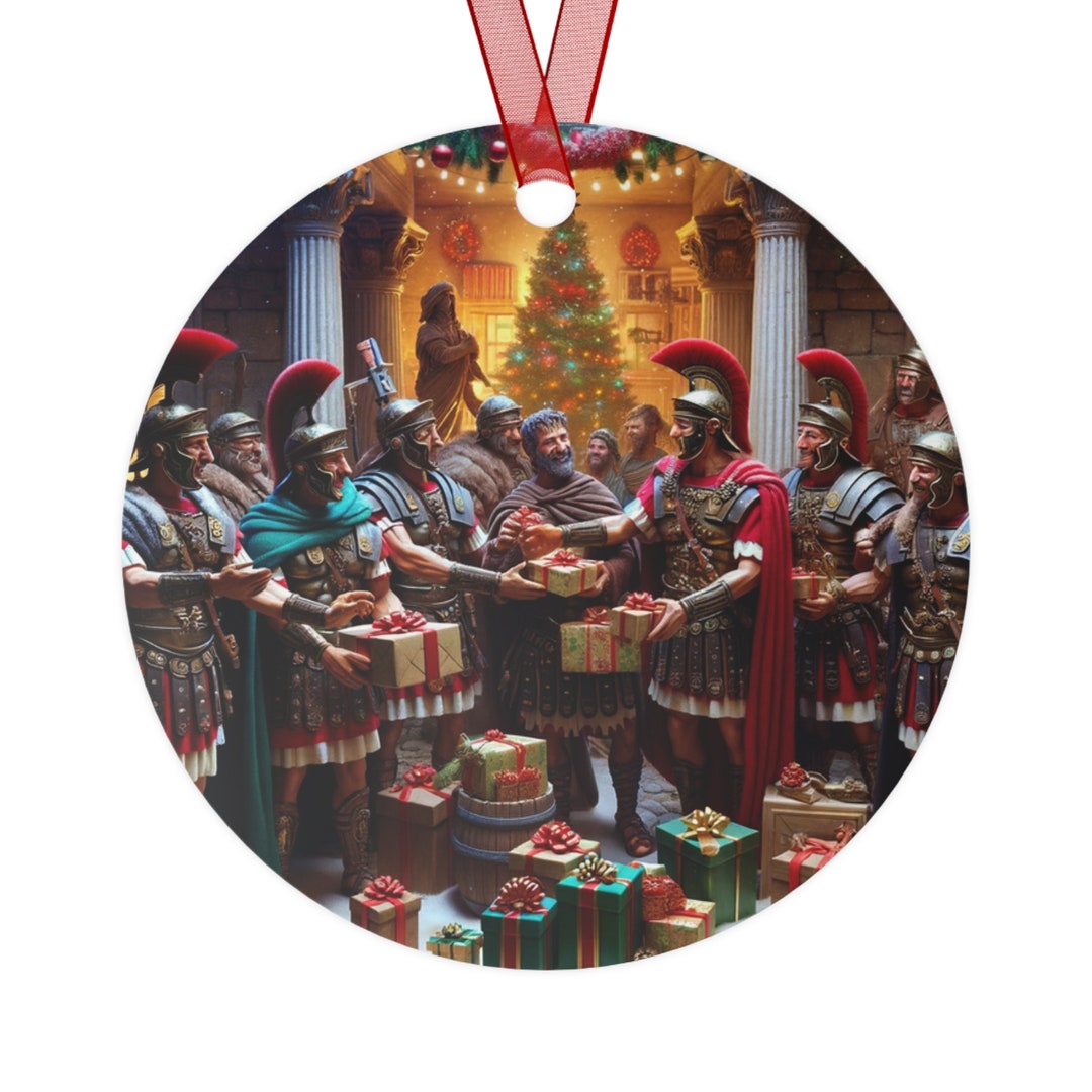 Christmas Legion Gift Exchange Metal Ornament - Etsy