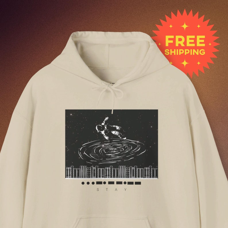 Interstellar STAY Morse Code Space Movie Cristopher Nolan Hoodie Unisex ...