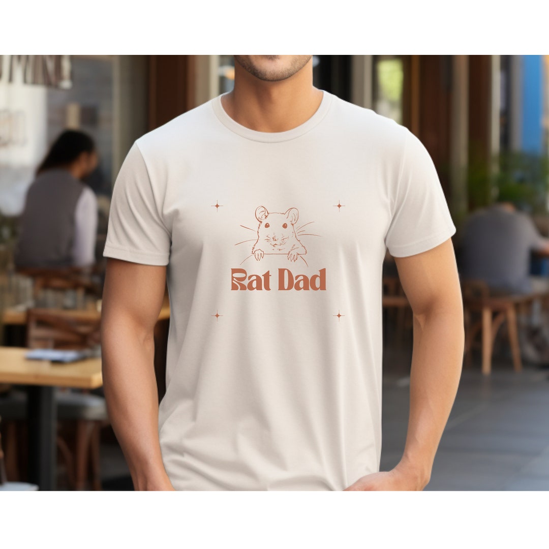 Rat Dad Short Sleeve T-shirt, Rat, Dad, Gift for Dad, Gift for Rat Dad ...