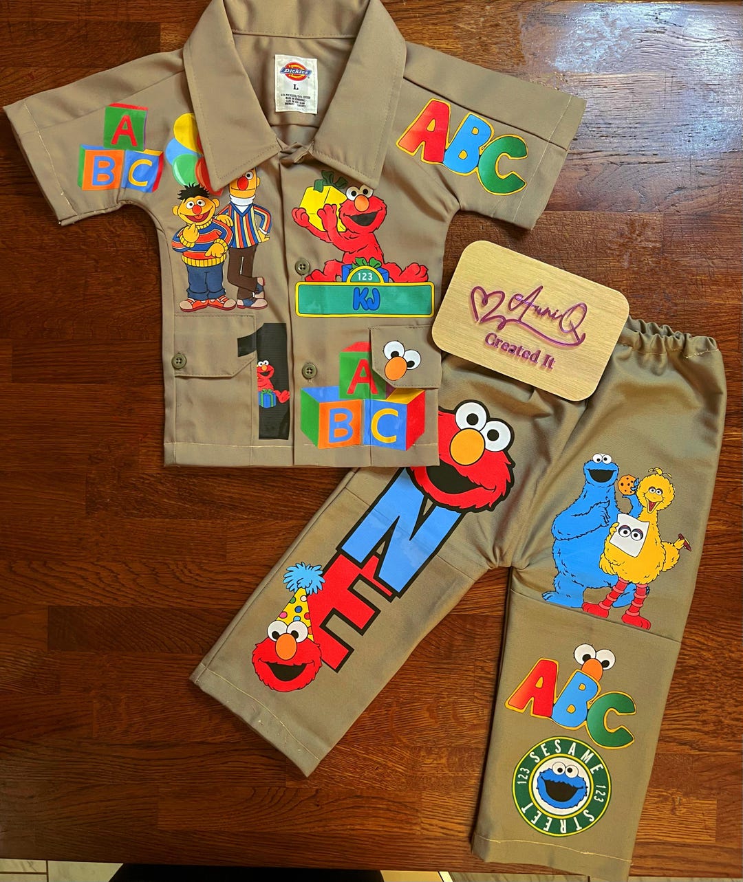 Sesame Street Custom Dickie Sets Made as Ordered (can Get Any Theme of ...