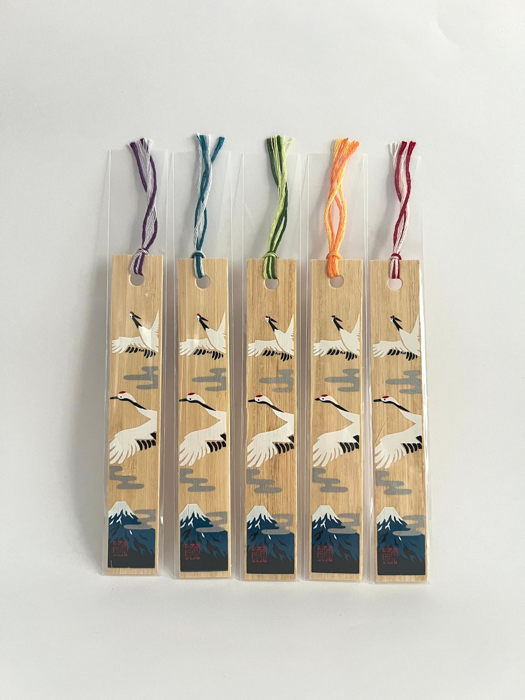 Japanese Bamboo Bookmark - Etsy