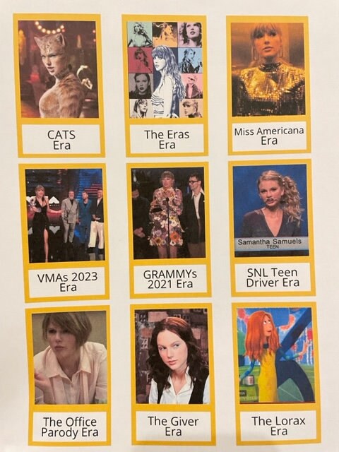 Taylor Swift Guess Who square Format Instant Download - Etsy