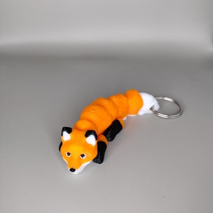 Articulated Fox - Keychain - 3D Printed - Etsy
