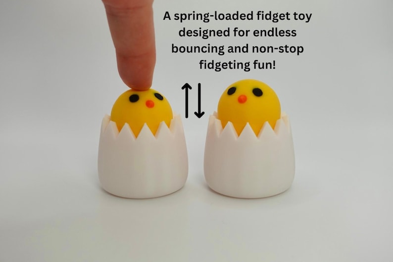 Fidget Chick - 3D Printed - Clicker - Etsy