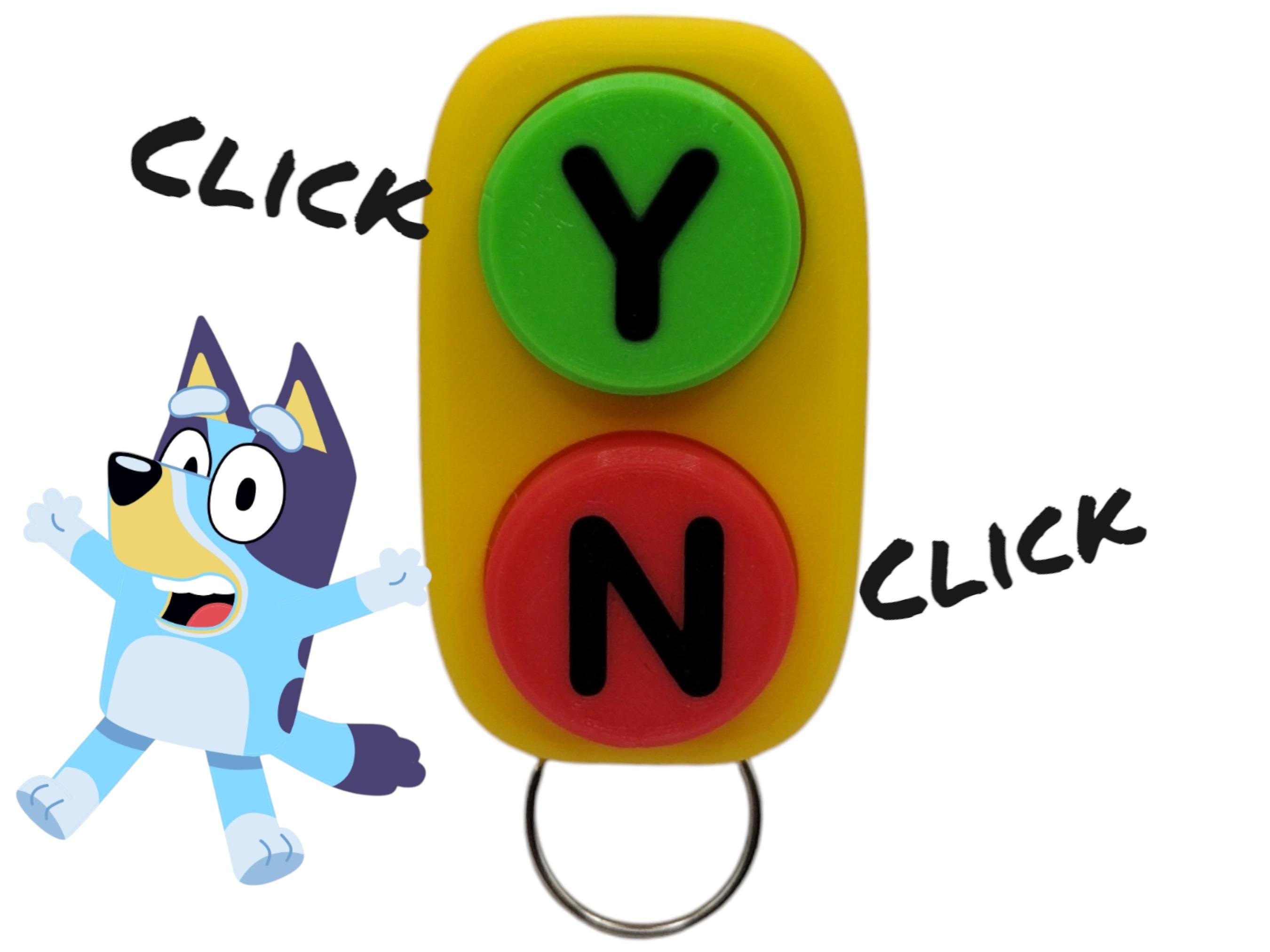Bluey Inspired Yes / No Clicker - Etsy