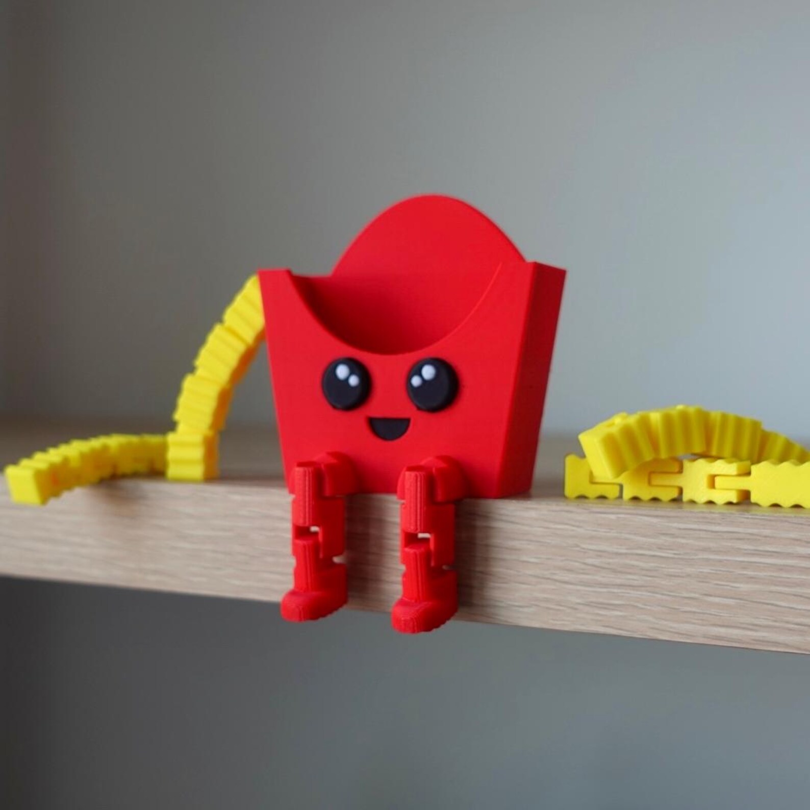 Articulated Fidget Fry Buddy - Etsy