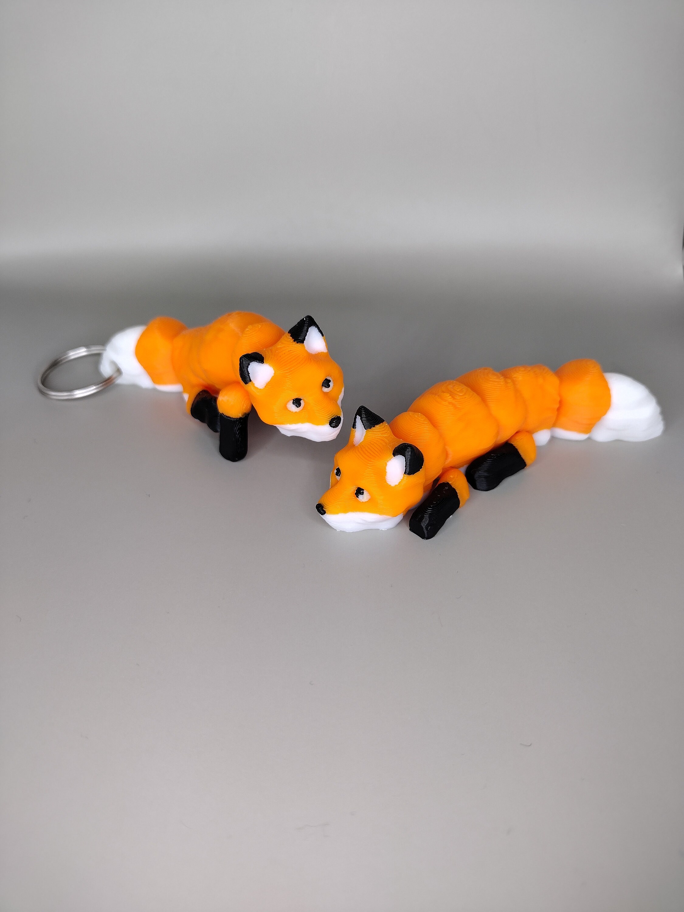 Articulated Fox - Keychain - 3D Printed - Etsy