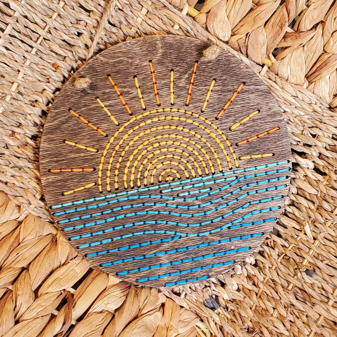 Sun on Water DXF SVG Cut File - Etsy