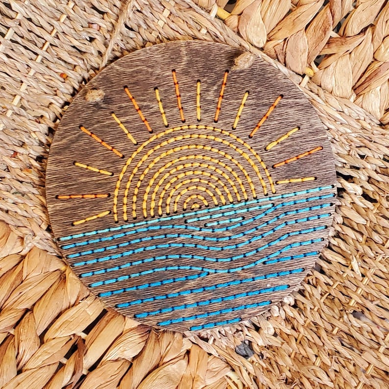 Sun on Water DXF SVG Cut File - Etsy