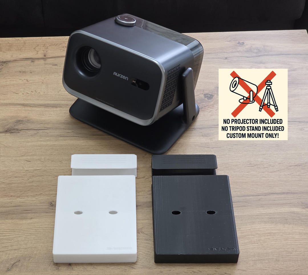 Accessories for AURZEN BOOM MINI Wall Mount & Ceiling Mount 3D Printed Custom-made Projector ...