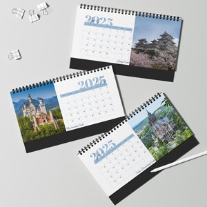 Desktop Calendar, Castles 2025 Calendar, Architecture History ...
