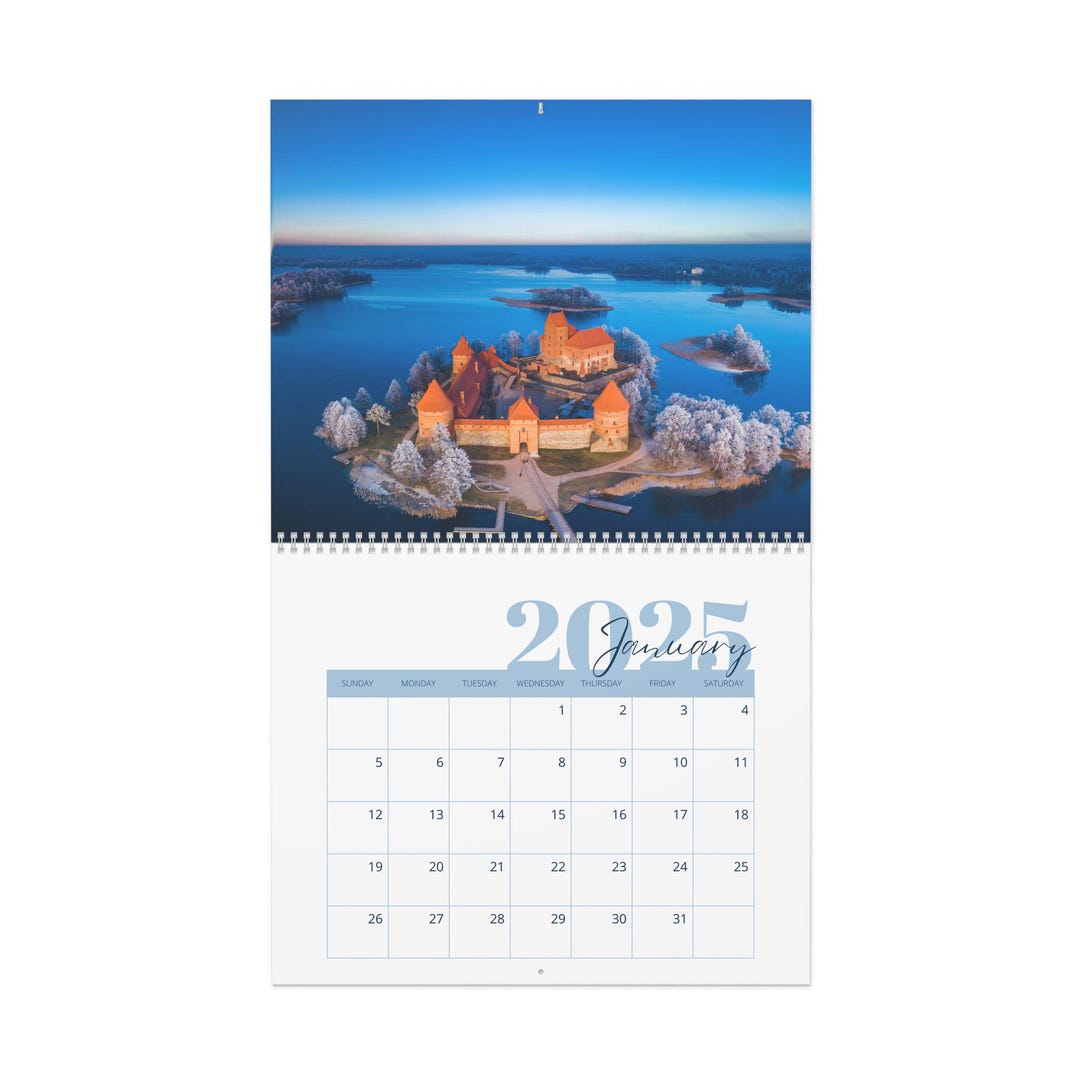 Castles Wall Calendar 2025, Castle Photography Calendar, Home Office ...
