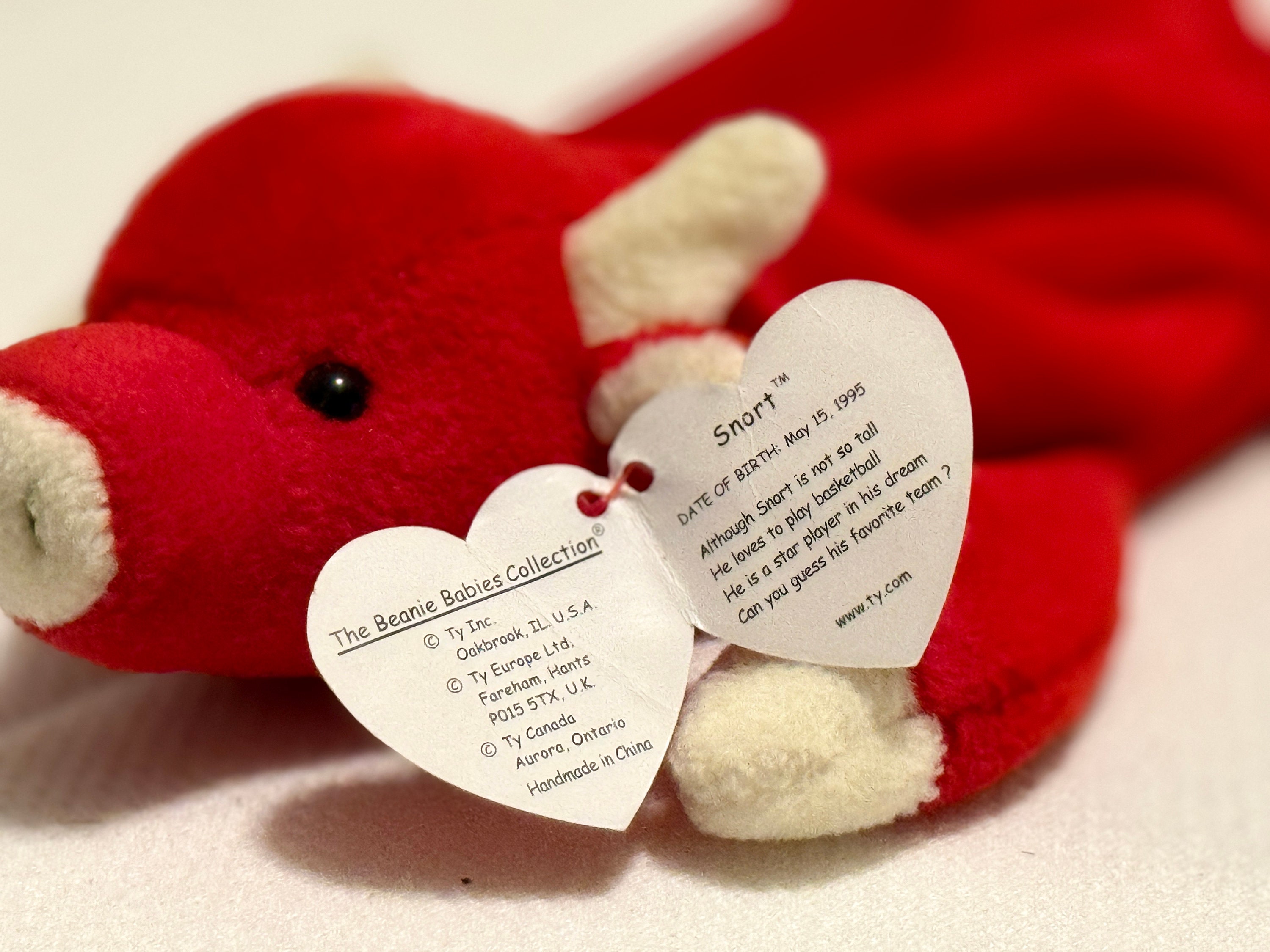 Ty Snort the Bull RARE | Multiple Errors - Etsy