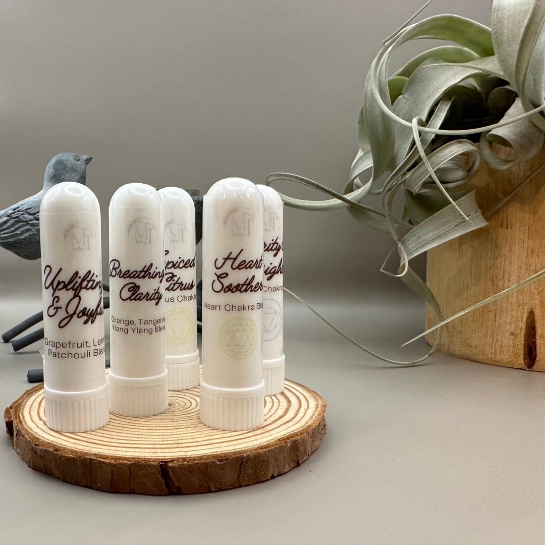 Pure Essential Oil Inhalers: Peppermint, Lavender, Sandalwood, Sweet ...