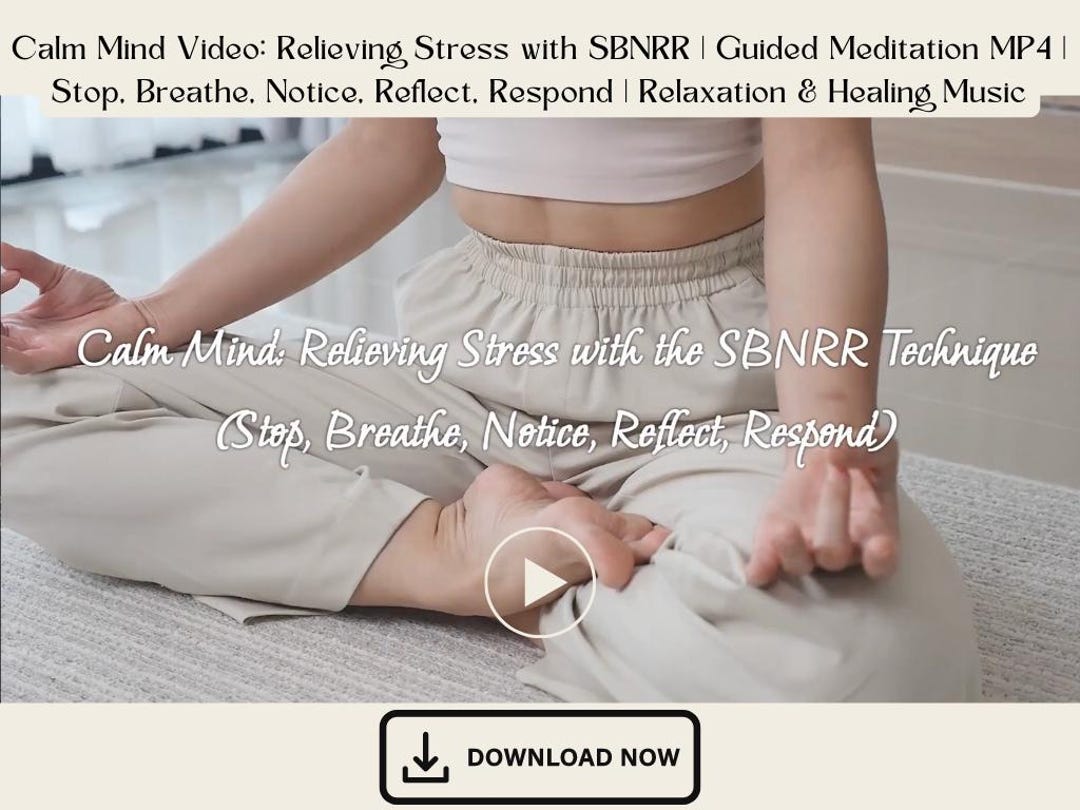 SBNRR Guided Meditation Video: Stress Relief, Calm Mind (MP4 Download ...