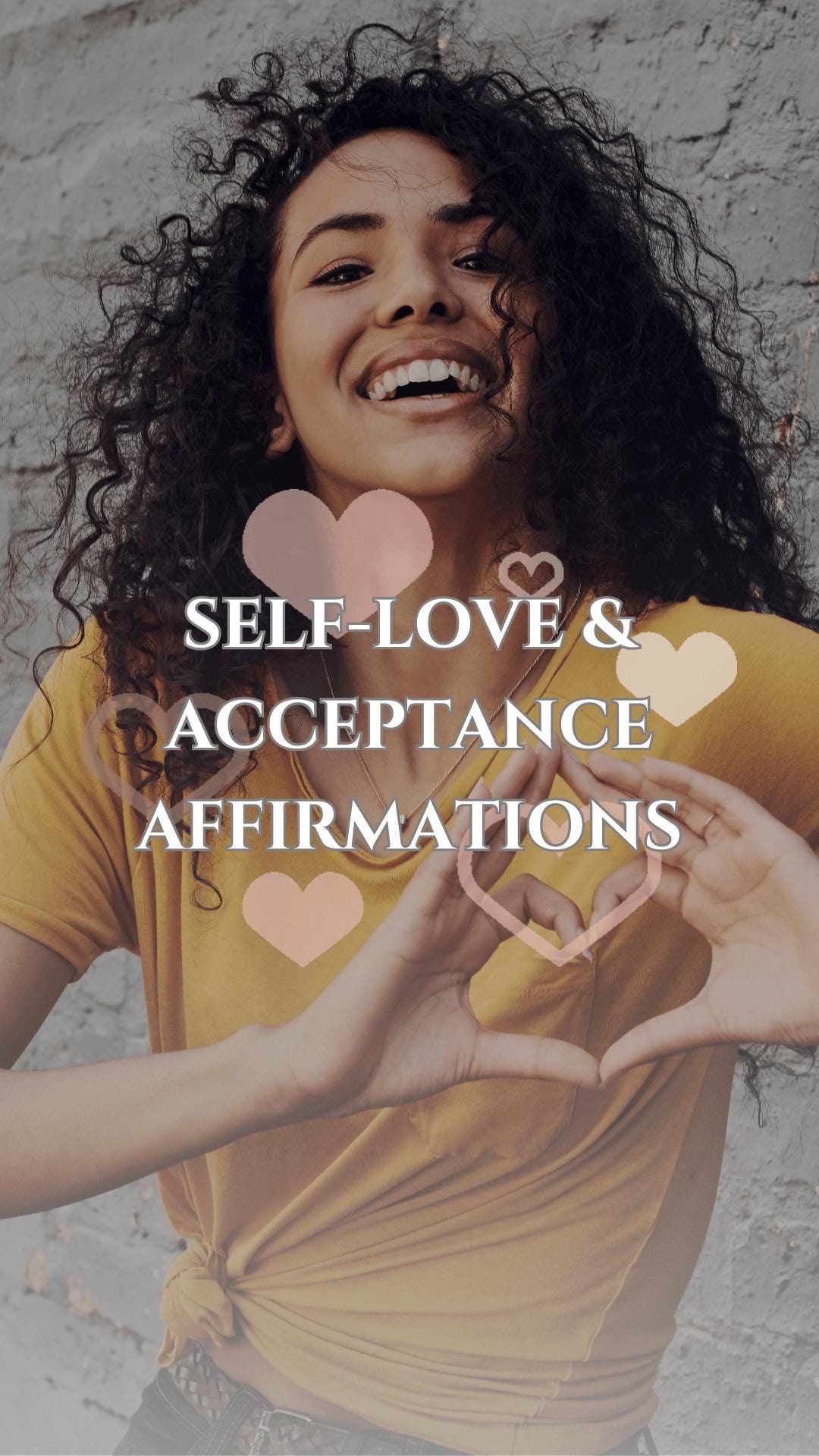 Self-love Affirmations: Daily Positive Boost (mobile Video & Printable ...
