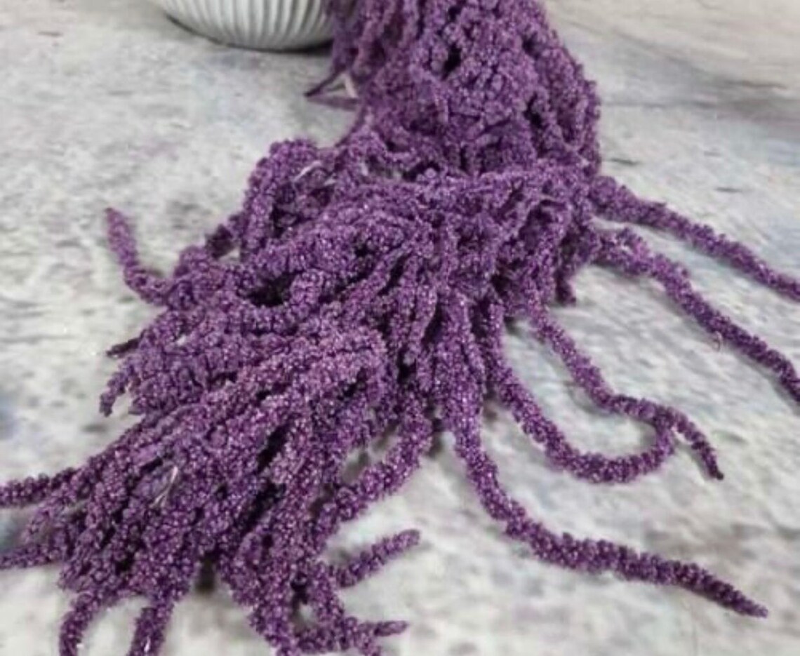 Preserved Amaranthus Vintage Purple H50-80cm, Wall Decoration - Etsy