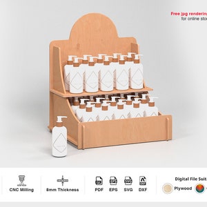 Desktop Stand CNC Cut Files, Souvenir Holder Stand Files, Pdf Vector ...