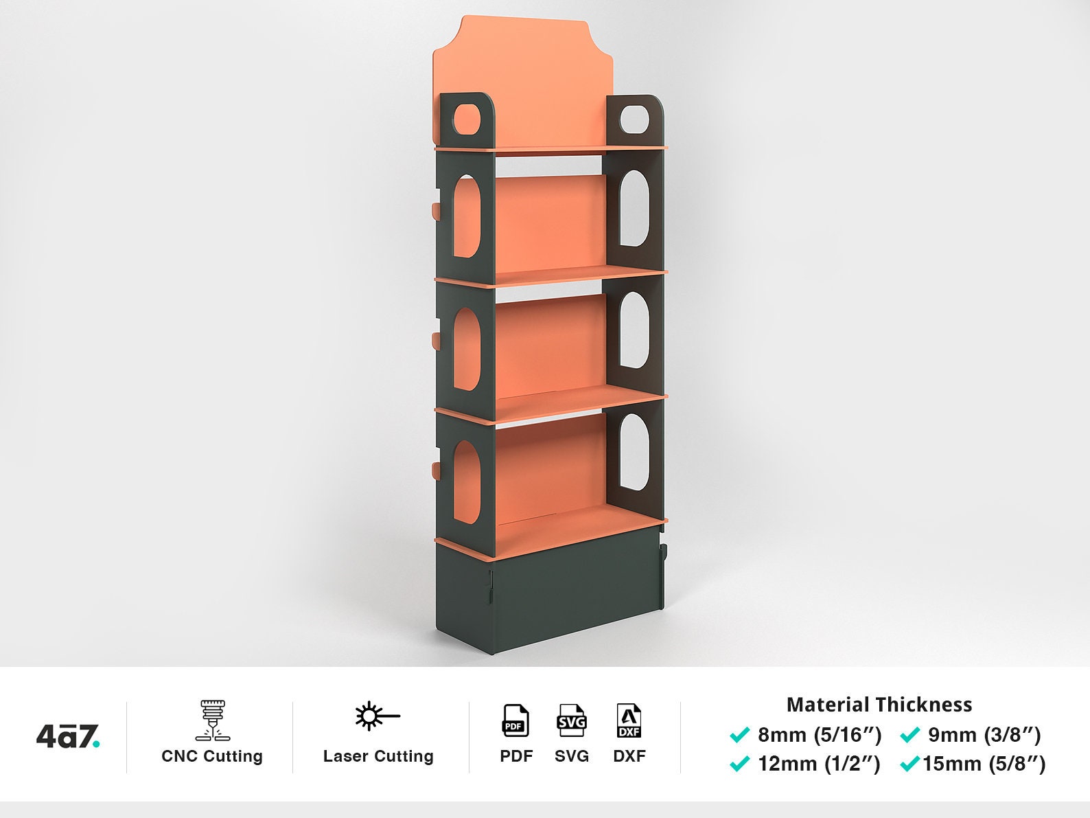 Free Standing Display Stand Vector Files. SVG, Pdf, Dxf Vector File ...