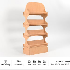 Free Standing Display Stand Vector Files. SVG, Pdf, Dxf Vector File ...