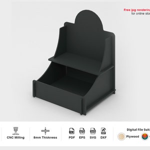 Desktop Stand CNC Cut Files, Souvenir Holder Stand Files, Pdf Vector ...