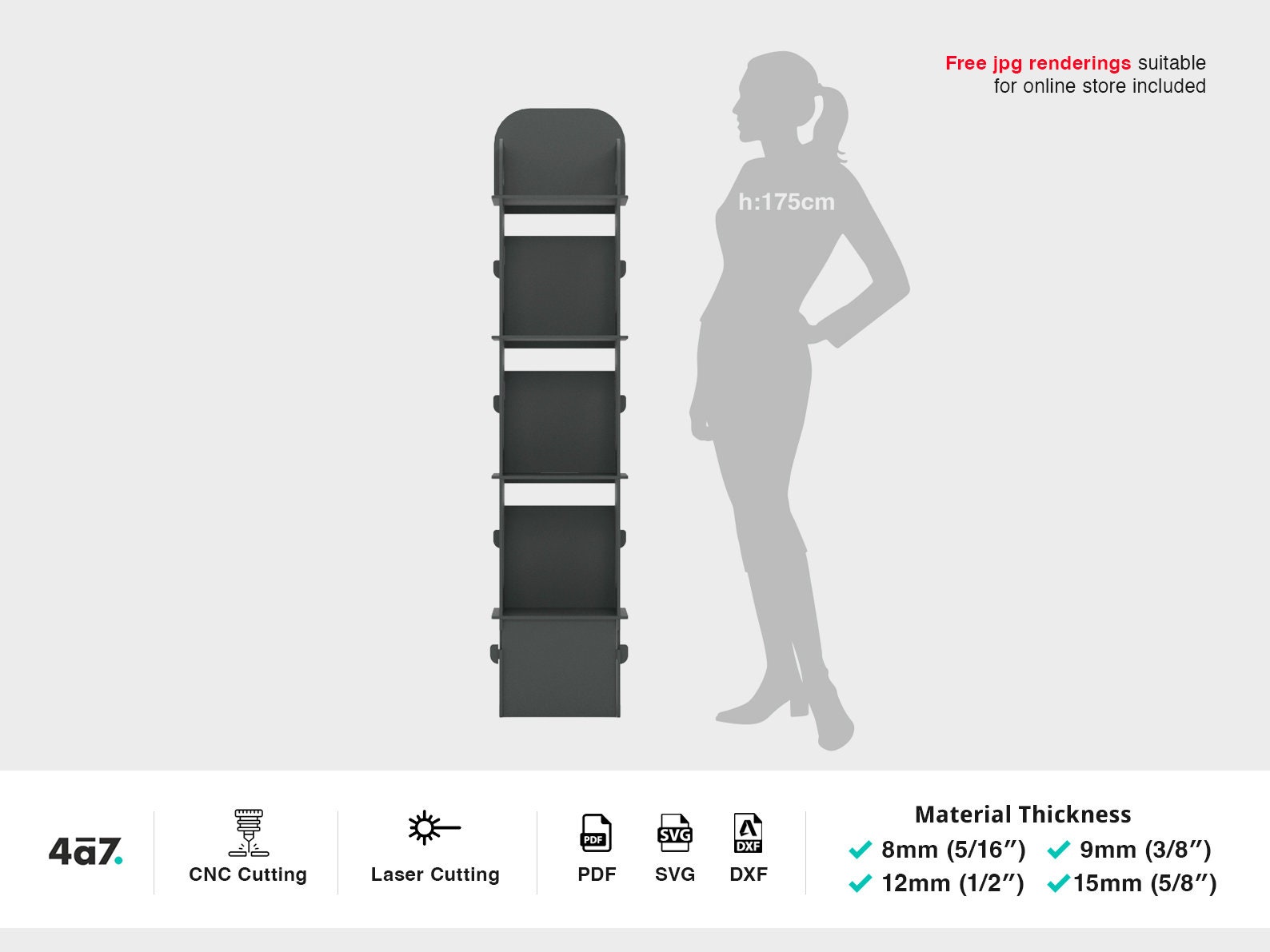 Display Stand CNC Cut Svg Files, Display Stand Files, Vector Files for ...