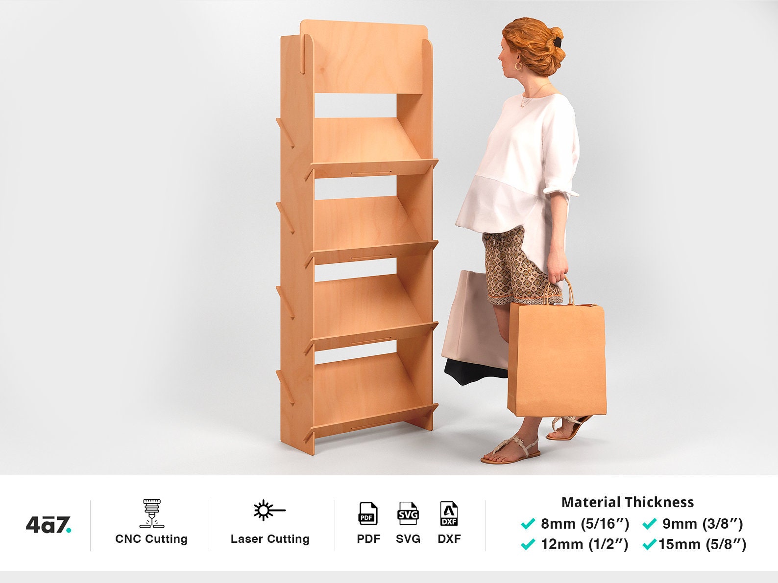 Trade Display Stand Digital Plans Optimised for Plywood or Color MDF ...