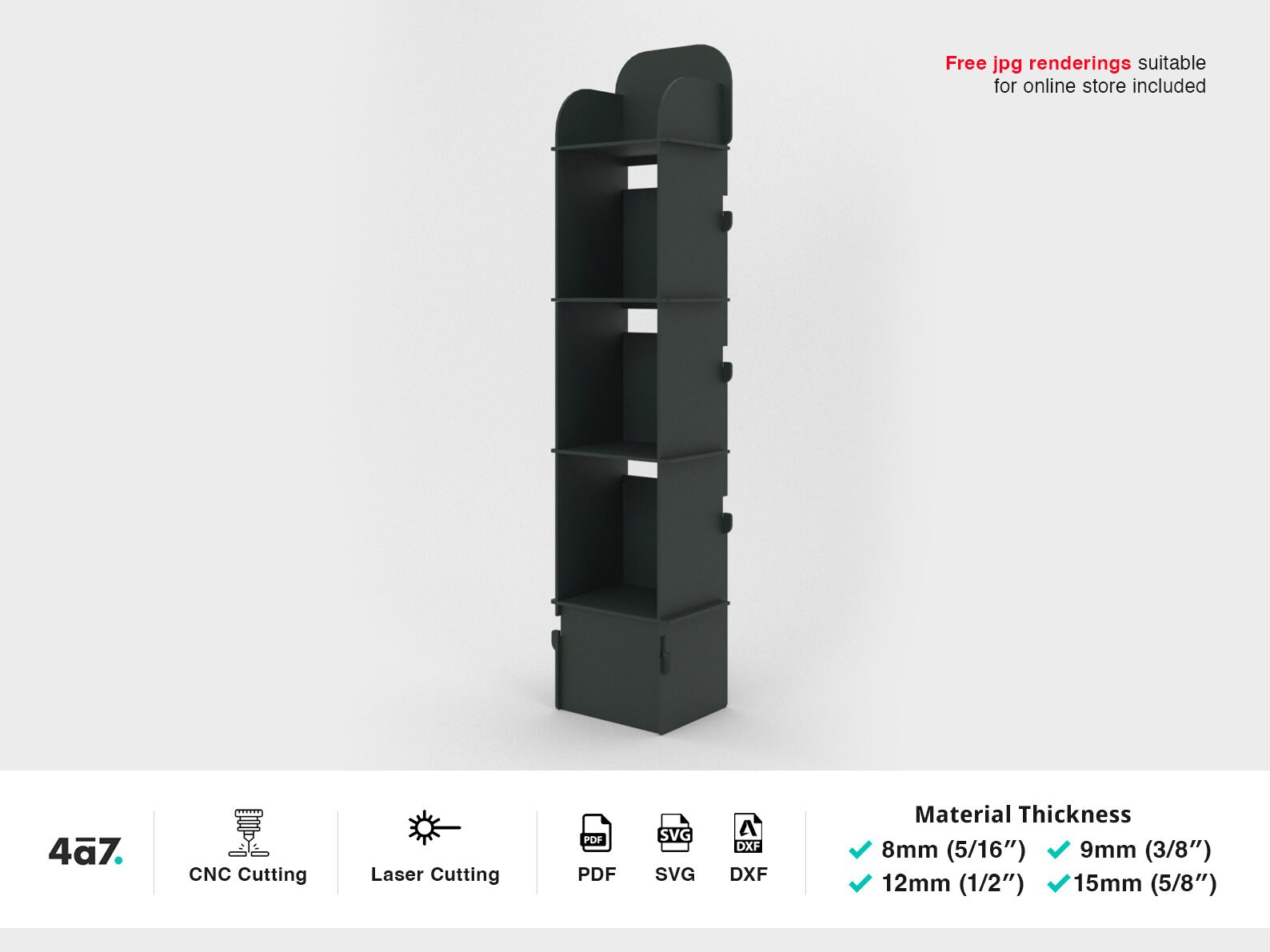 Display Stand CNC Cut Svg Files, Display Stand Files, Vector Files for ...